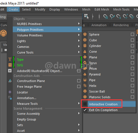 [Maya]常用快捷键和基础操作